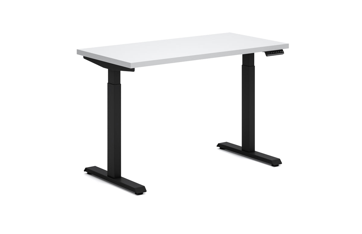 Secure - Altitude A6 Height Adjustable Table | Designer White | 48x24 ...